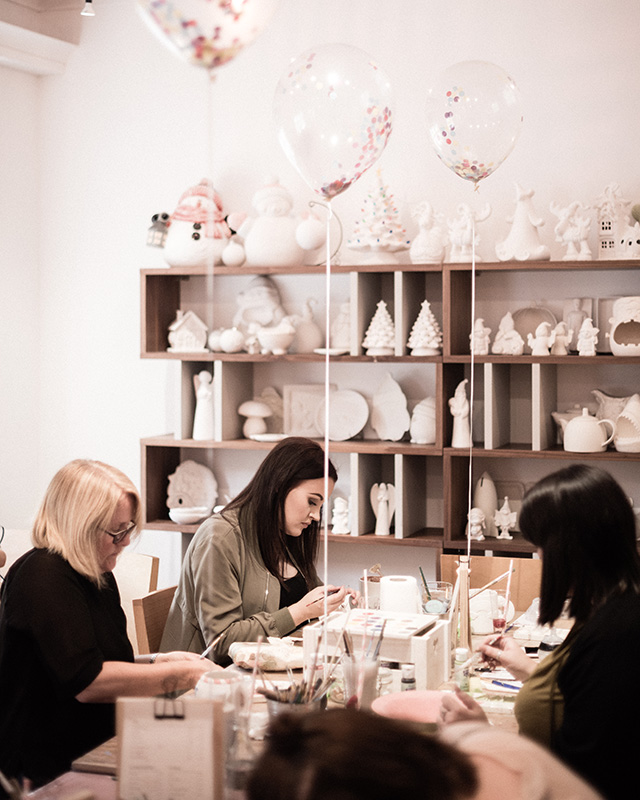 Parties - Pretty Pøts Ceramics Cafe